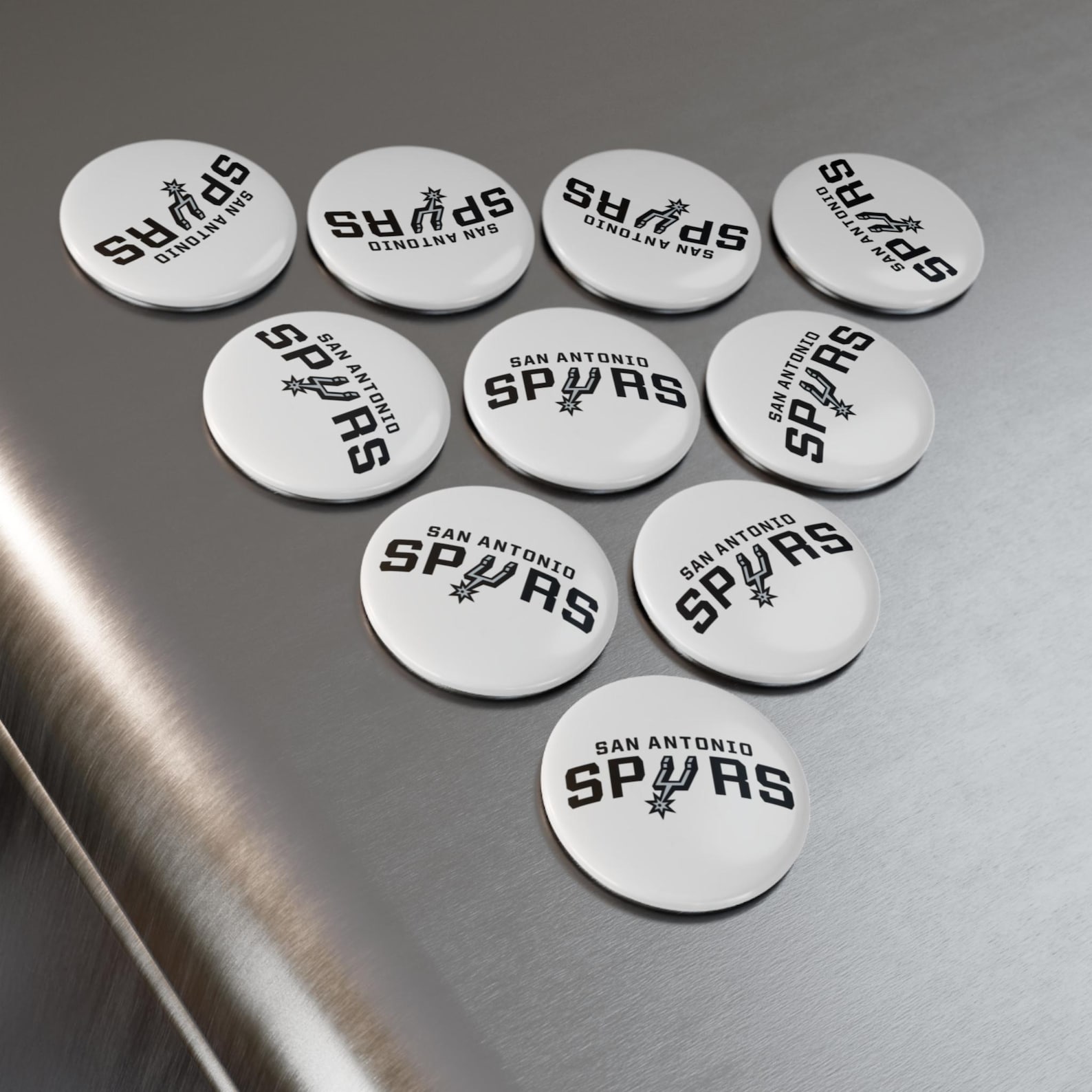 San Antonio Spurs Button Magnet, Sports Team Decor, NBA Fan Gift, Round ...