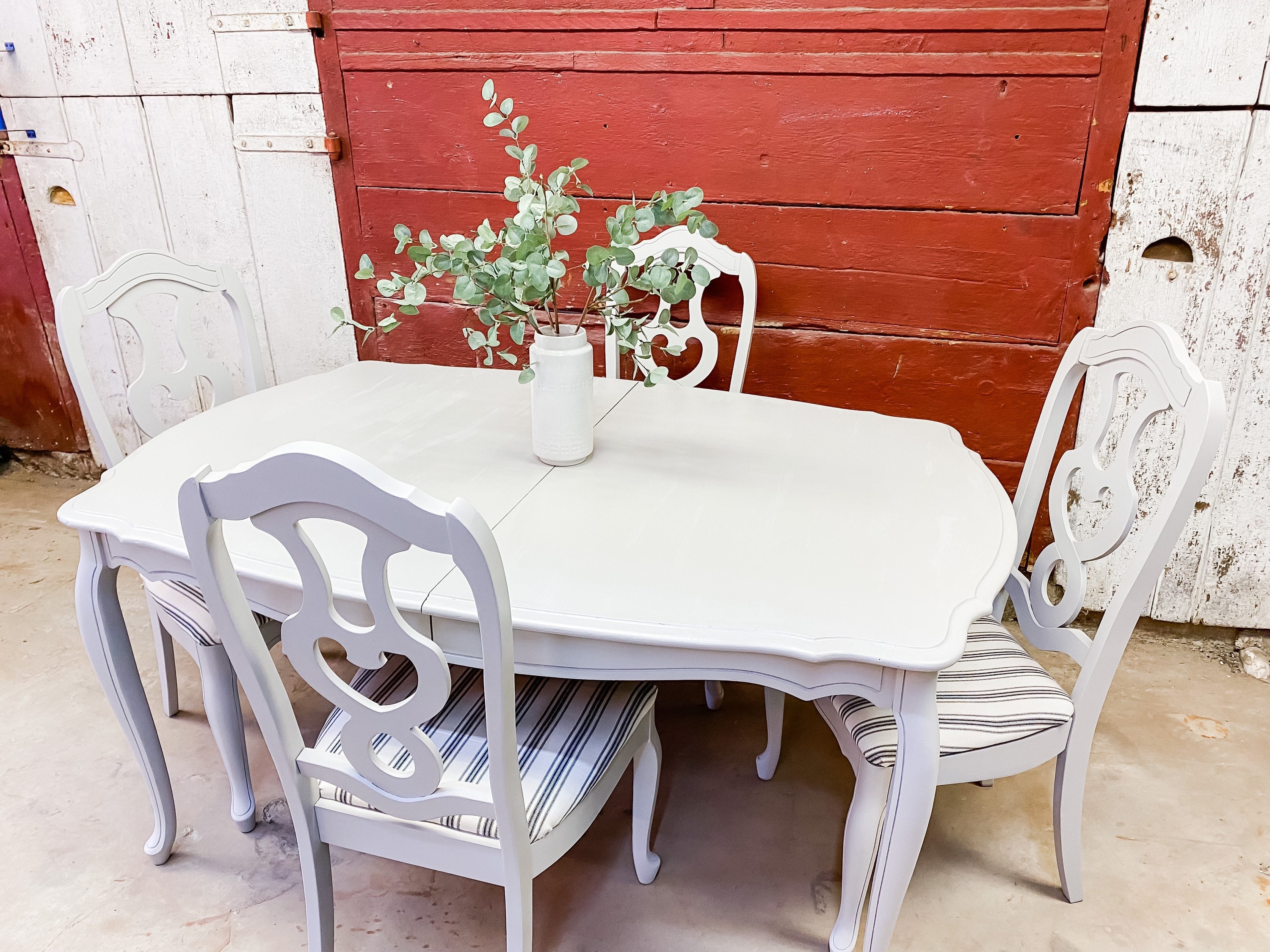 SOLD* French Country Farmhouse Dining Set - Etsy