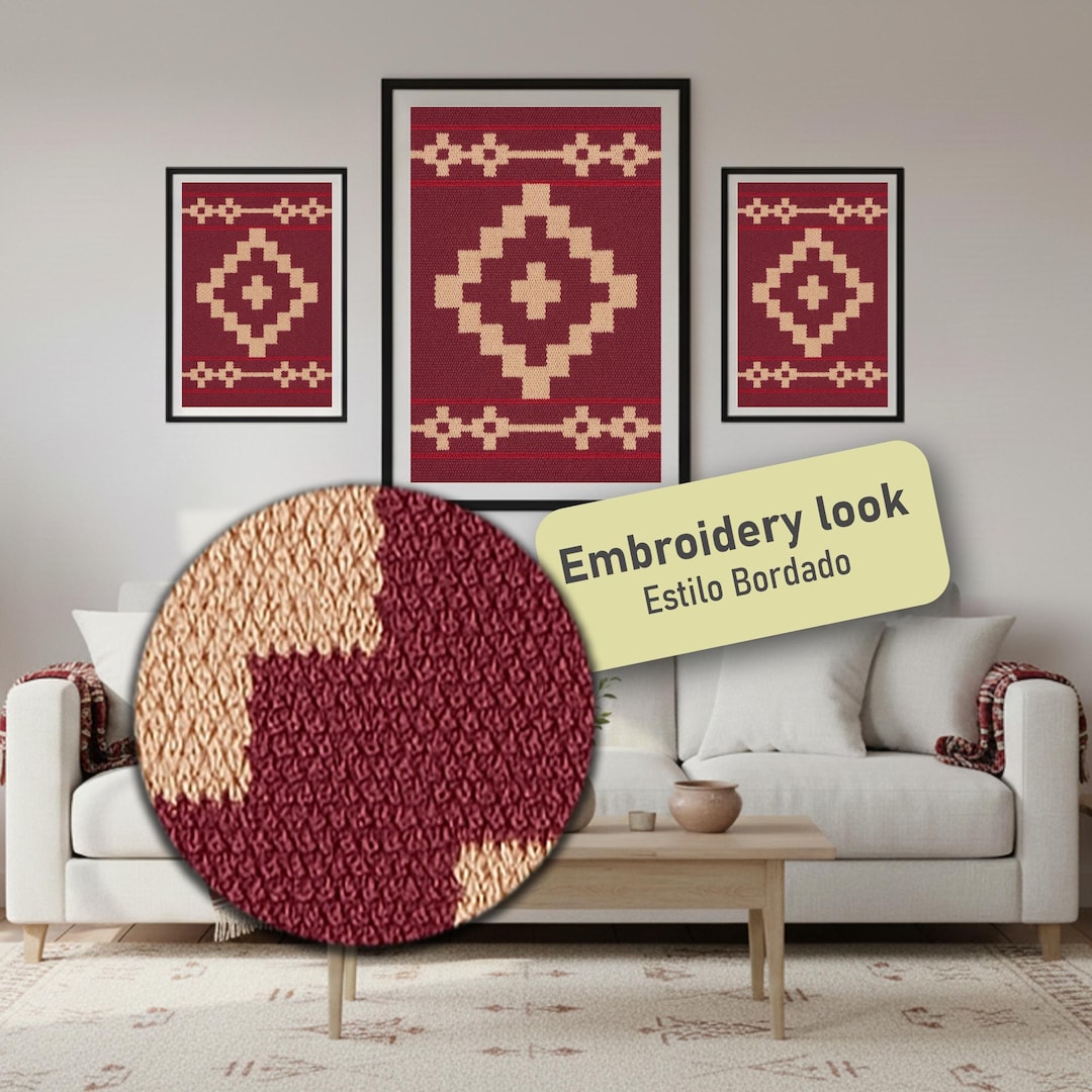 Guarda Pampa Printable Wall Art Argentine Ethnic Art With Embroidery ...