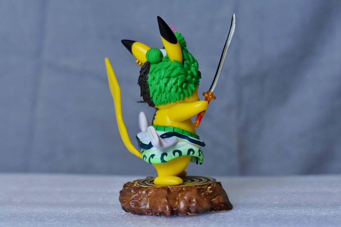 Zoro Pikachu Pikachu One Piece Pikachu Zoro Pikachu | Etsy