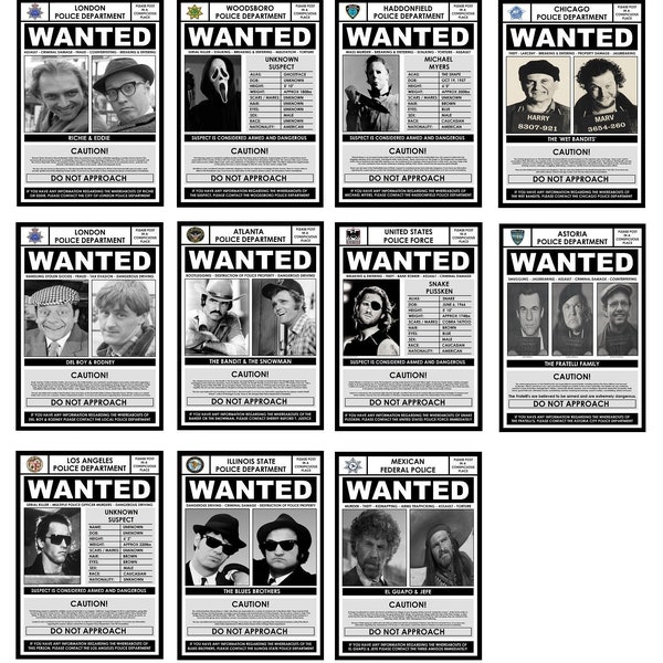 Wanted Posters - Etsy UK