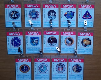 NASA Aerospace Engineer ID Badge Card Cosplay Costume Name Tag ...