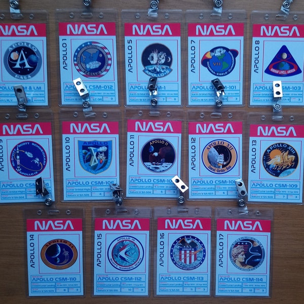 Nasa Id Badge Template - Etsy