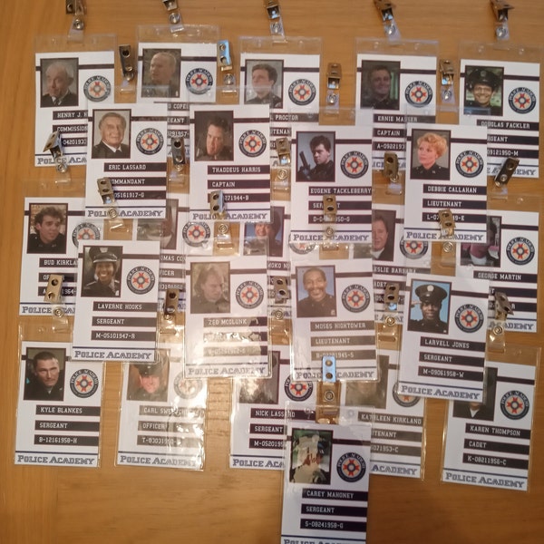 Cosplay Police Id - Etsy