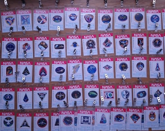 NASA Mars Program Clip-on ID Photo Pass Badge Set Prop | Etsy