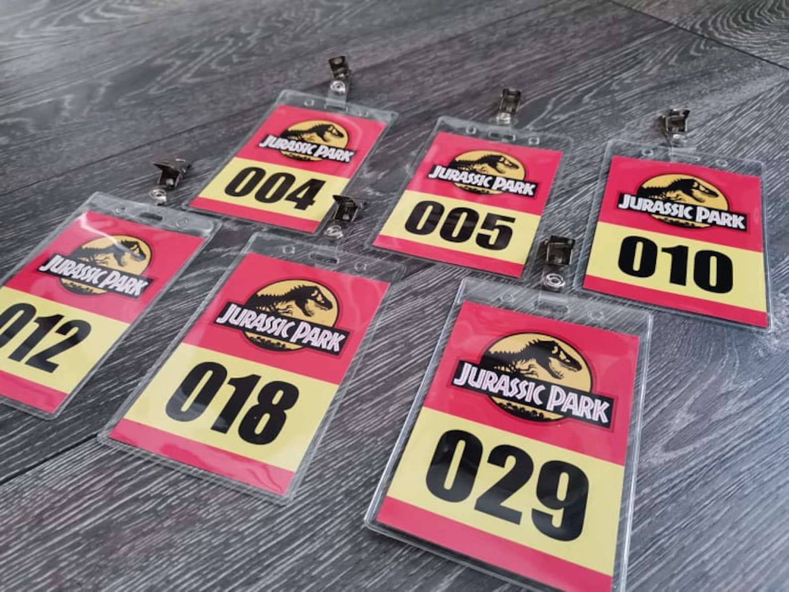 Jurassic Park Clip-on Ingen ID Photo Pass Badge Set Prop - Etsy