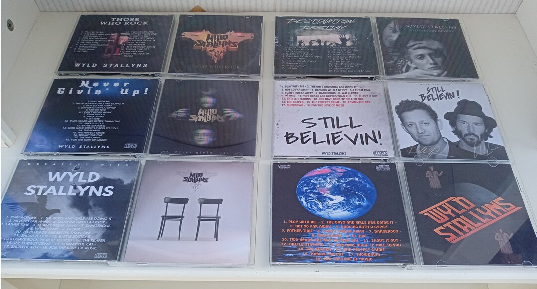Bill & Ted Wyld Stallyns Album CD Prop Collection - Etsy
