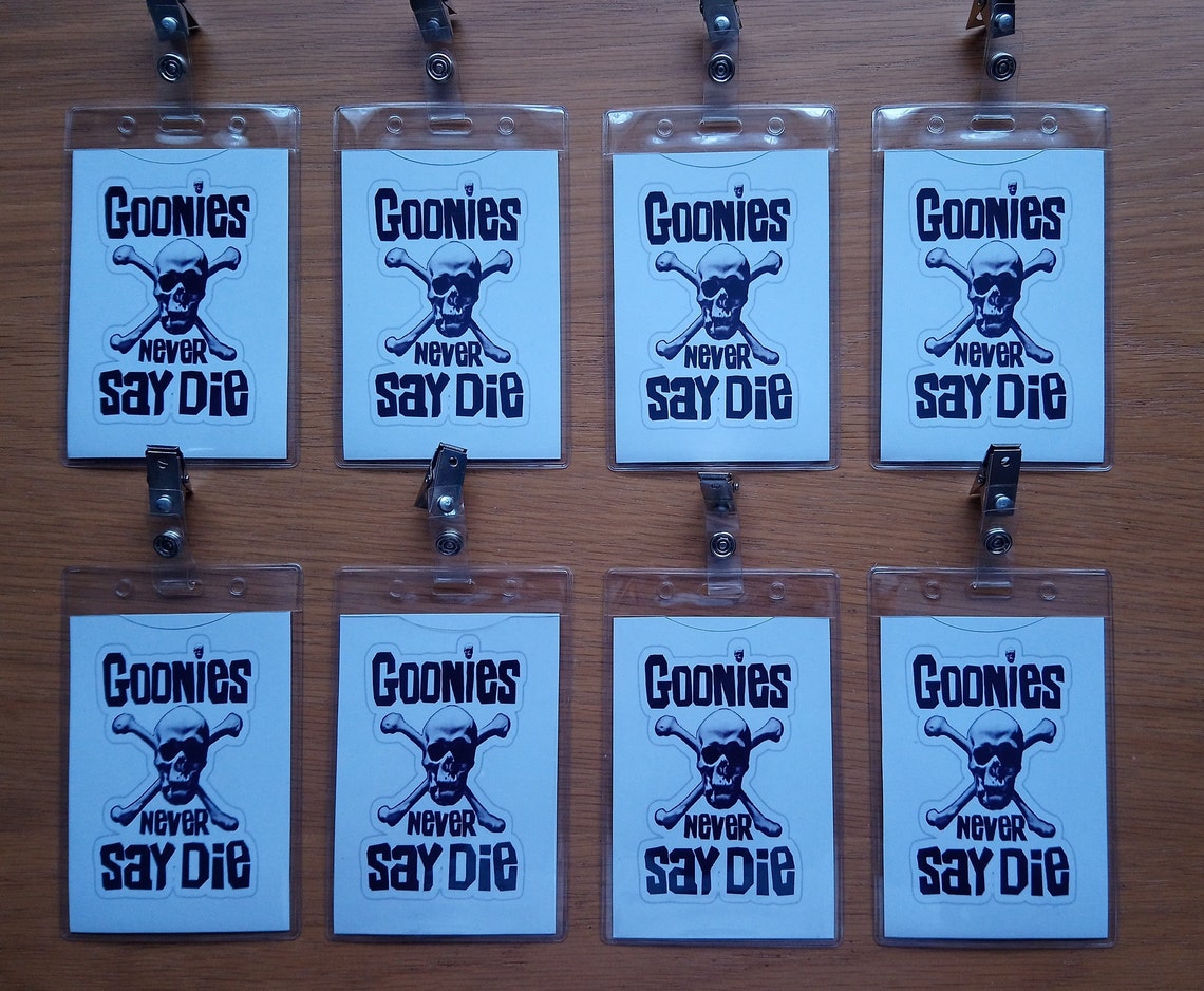 Goonies - Clip-on ID Photo Pass Badge Set Prop Collection Cosplay - Etsy UK