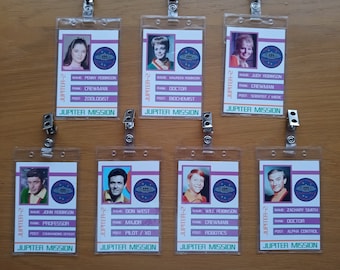 Alien USCSS Nostromo Crew Clip-on ID Photo Pass Badge Set Prop ...