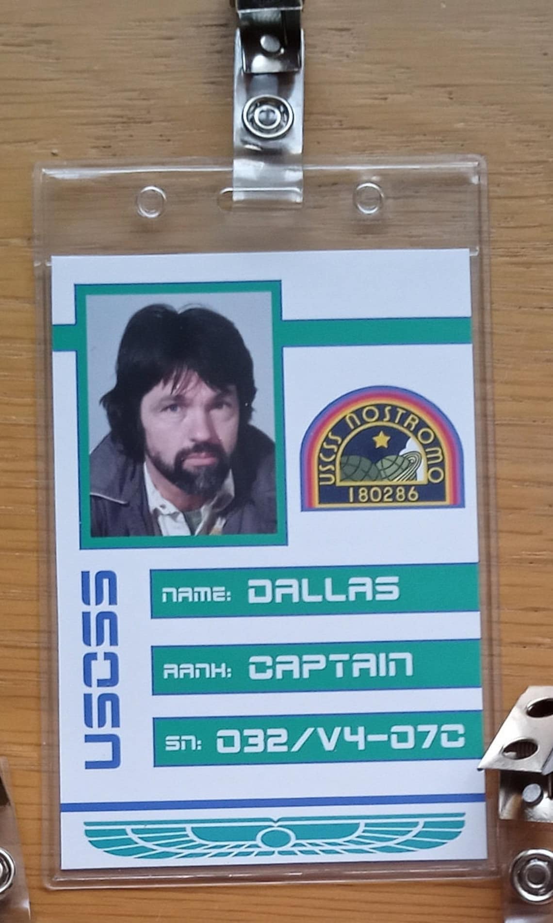 Alien USCSS Nostromo Crew Clip-on ID Photo Pass Badge Set - Etsy UK