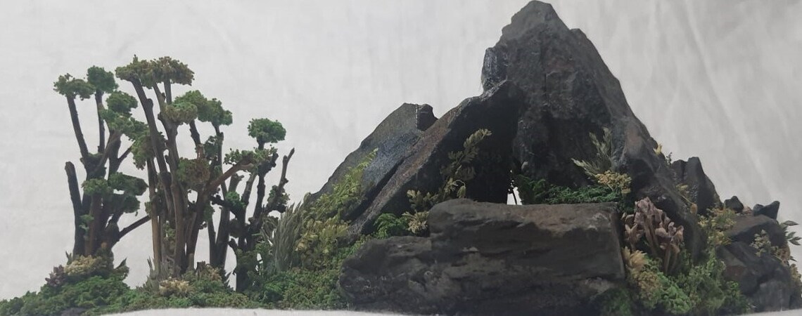 Modular, Diorama,with Natural Rock, Create Your Landscape,,table Top ...