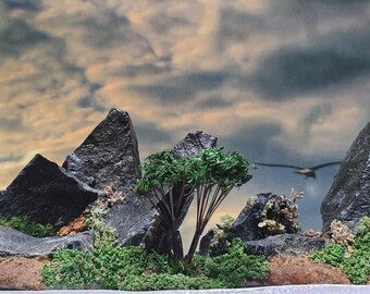Modular, Diorama,with Natural Rock, Create Your Landscape,,table Top ...