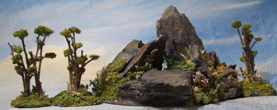 Modular, Diorama,with Natural Rock, Create Your Landscape,,table Top ...