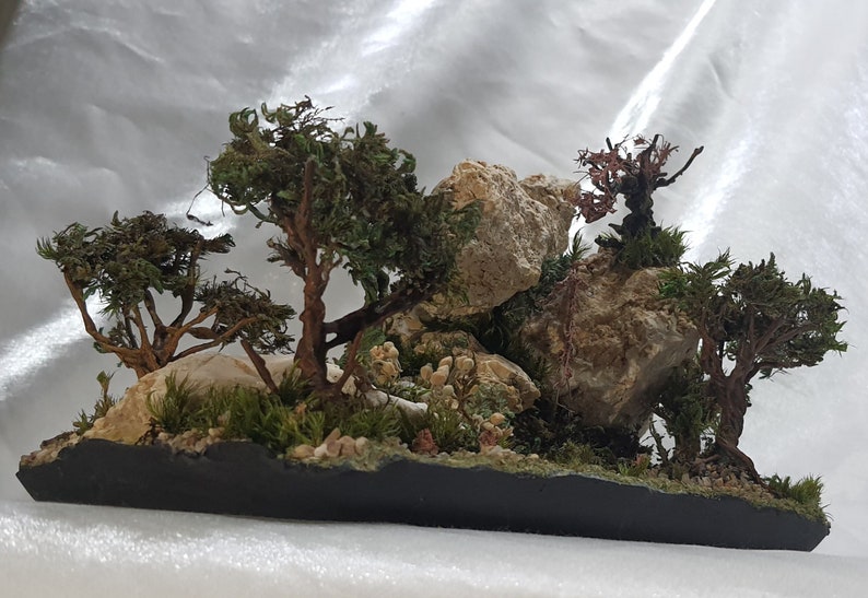 Diorama,with Natural Stones,home Decoation,table Top Decor - Etsy