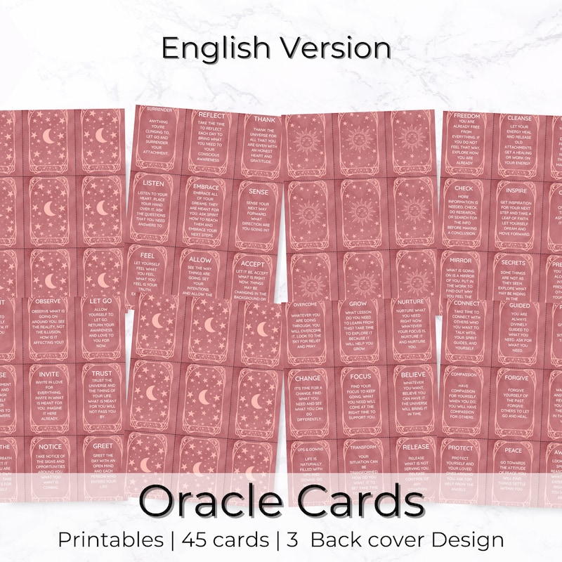 Oracle Cards - Etsy