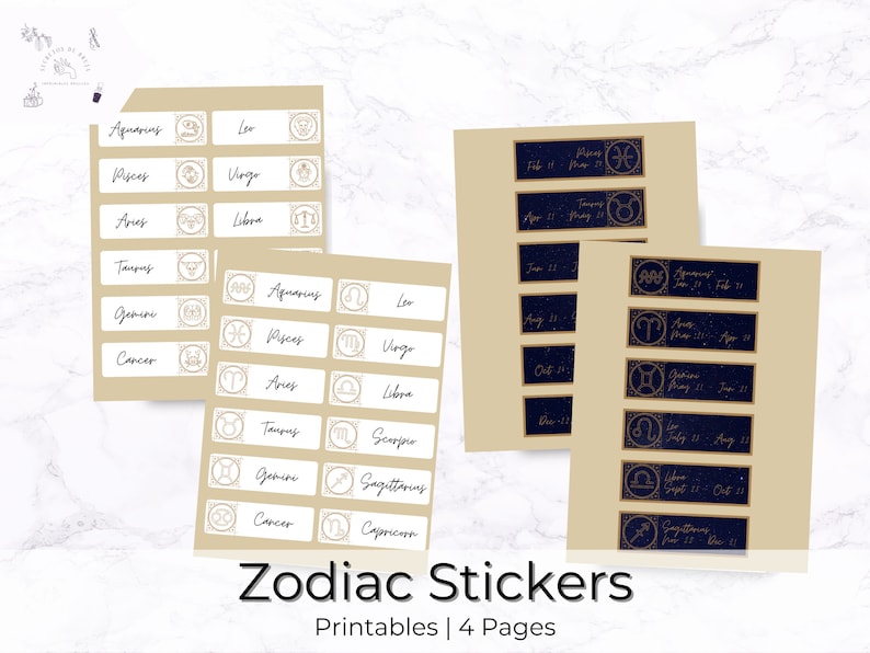 Zodiac Journal Horoscope Diary Astrology Planner Zodiac Diary Zodiac ...