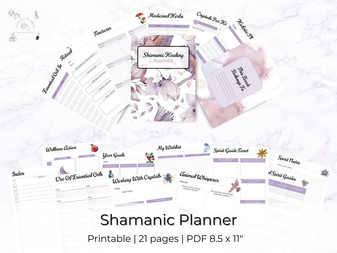 Spiritual Journal | Shamanic Healing Journal | Shamanic Workbook ...