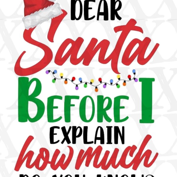 Dear Santa - Etsy