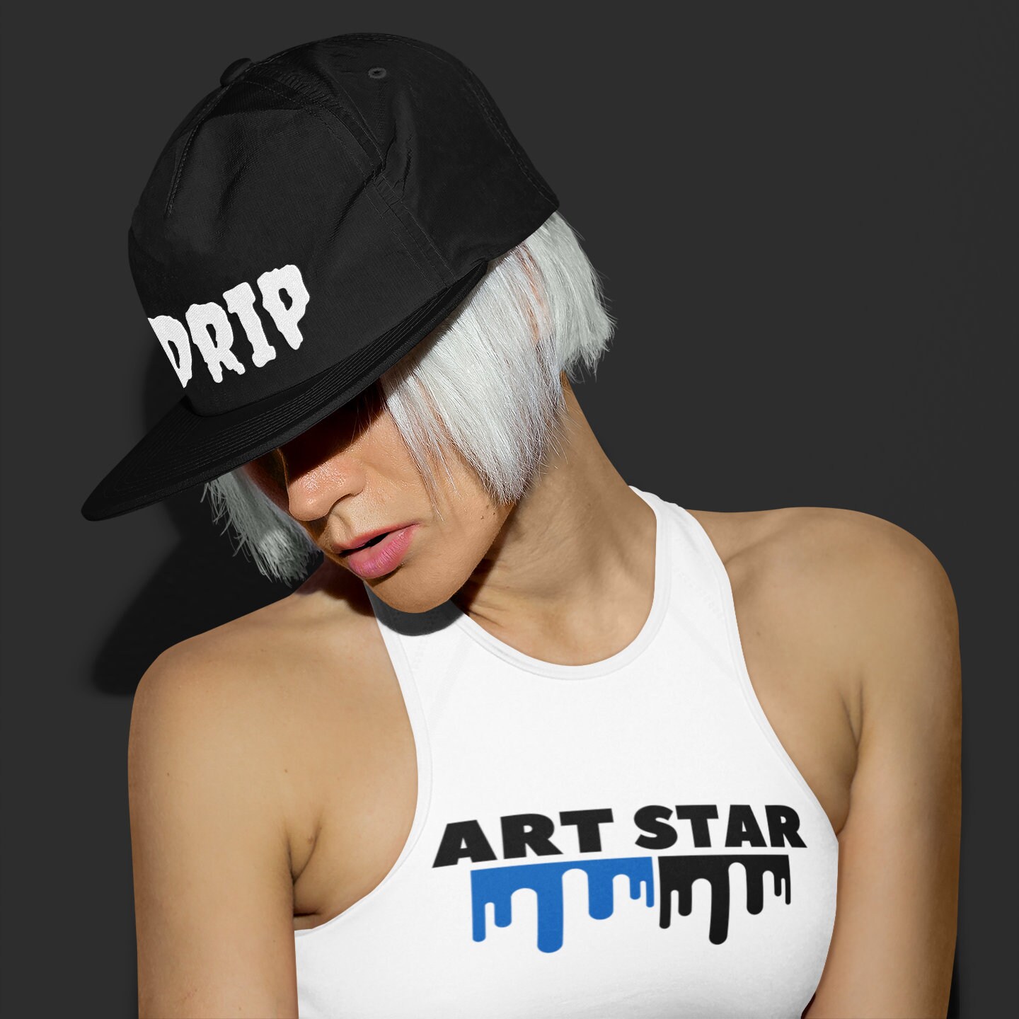 Drip Drip, Flat Brim Hat, Cool Festival Hats, Men's Cap, Cool Hats ...