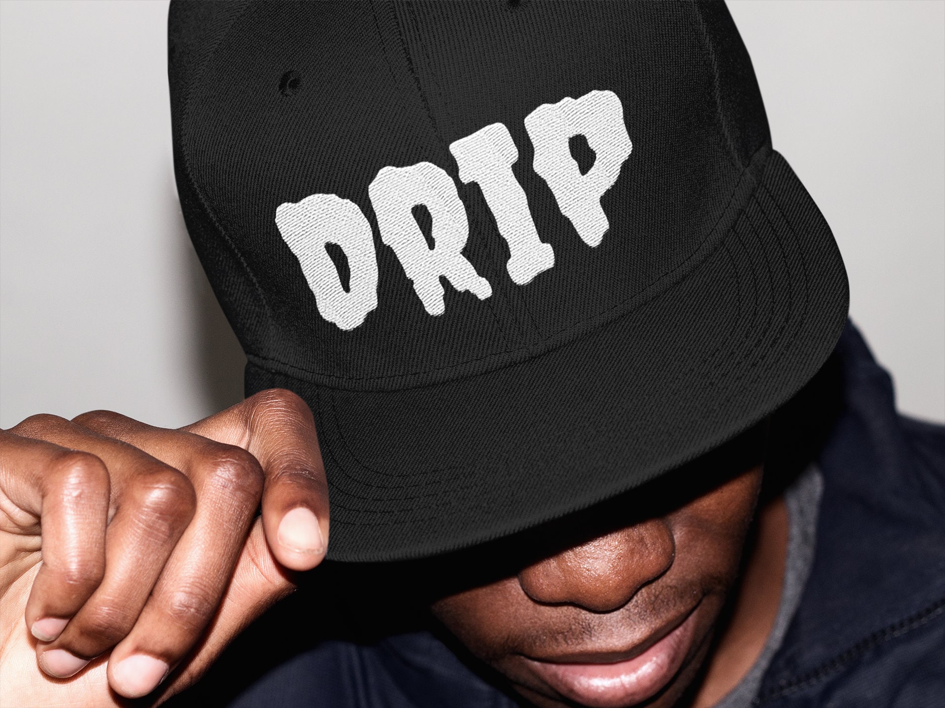 Drip Drip, Flat Brim Hat, Cool Festival Hats, Men's Cap, Cool Hats ...