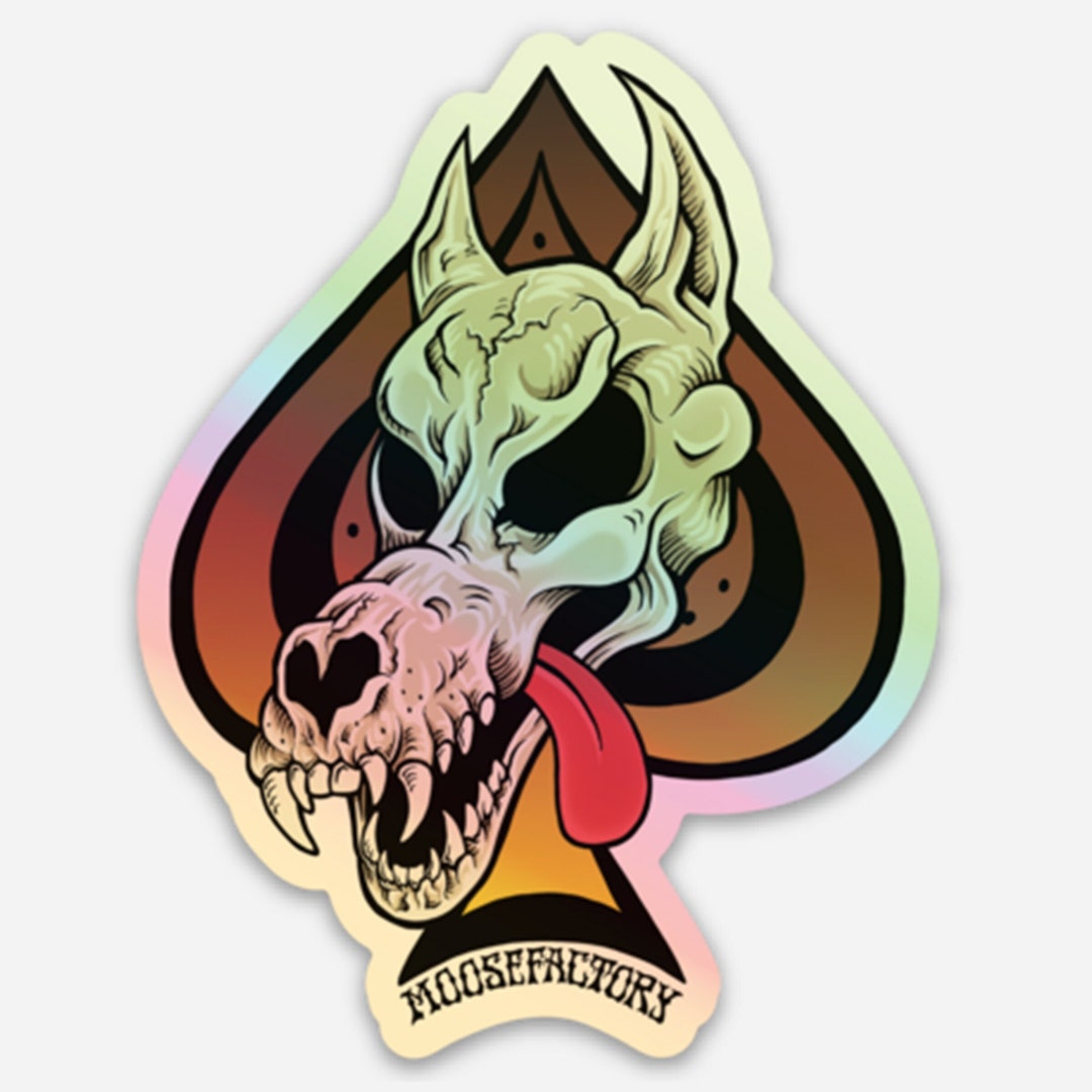Ace Wolf Sticker - Etsy