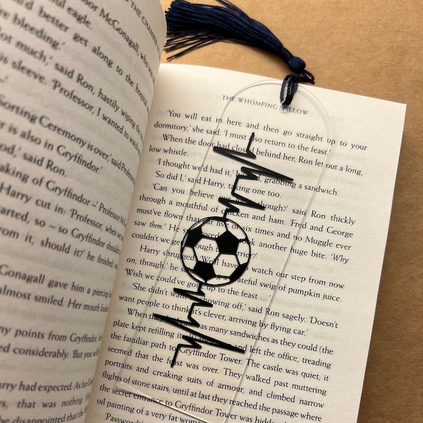 Soccer Bookmark - Etsy