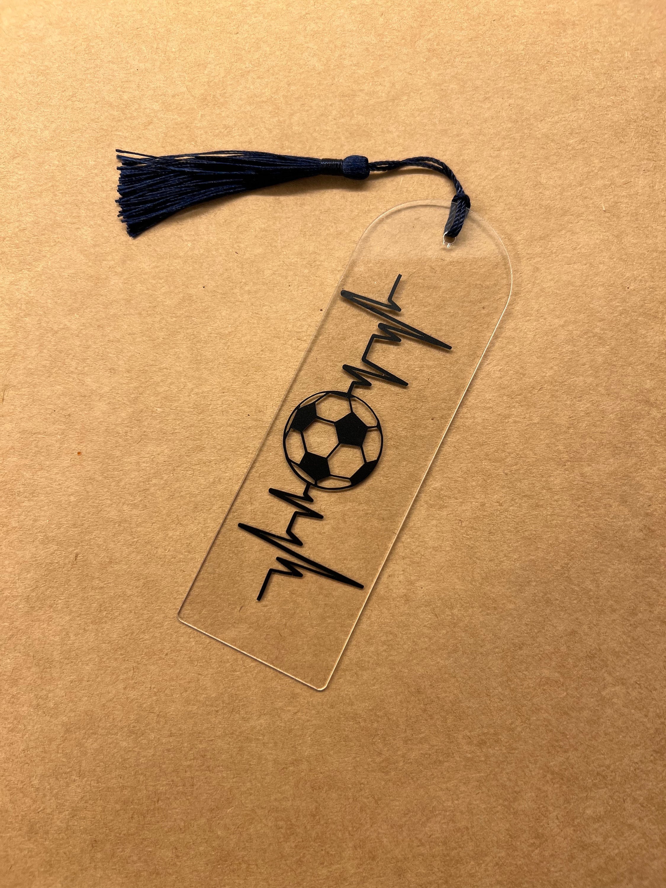 Acrylic Bookmark, Soccer Bookmark, Gift for Him, Gift for Her. - Etsy