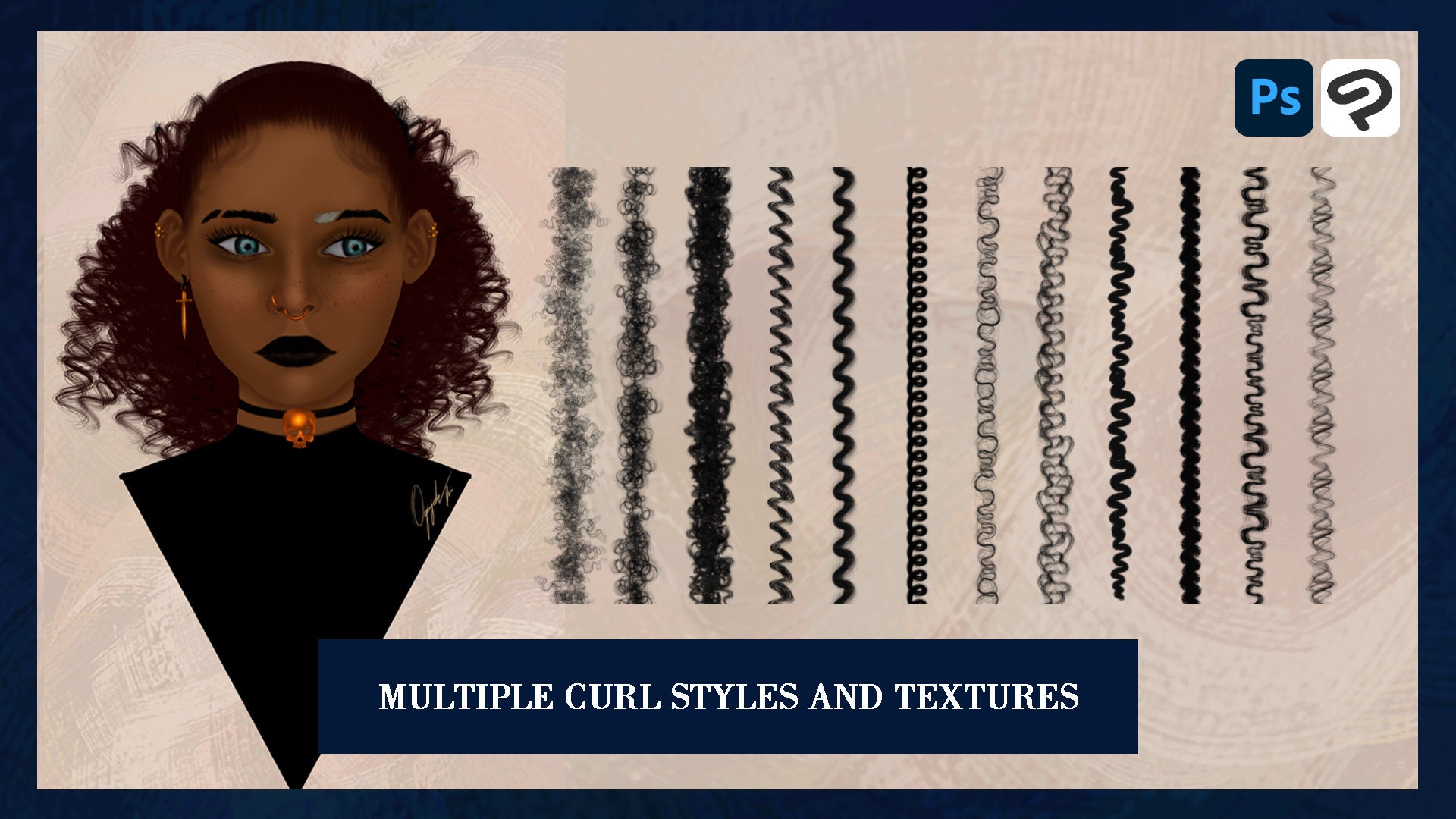 How To Paint Textured Hair at Tahlia Duane blog
