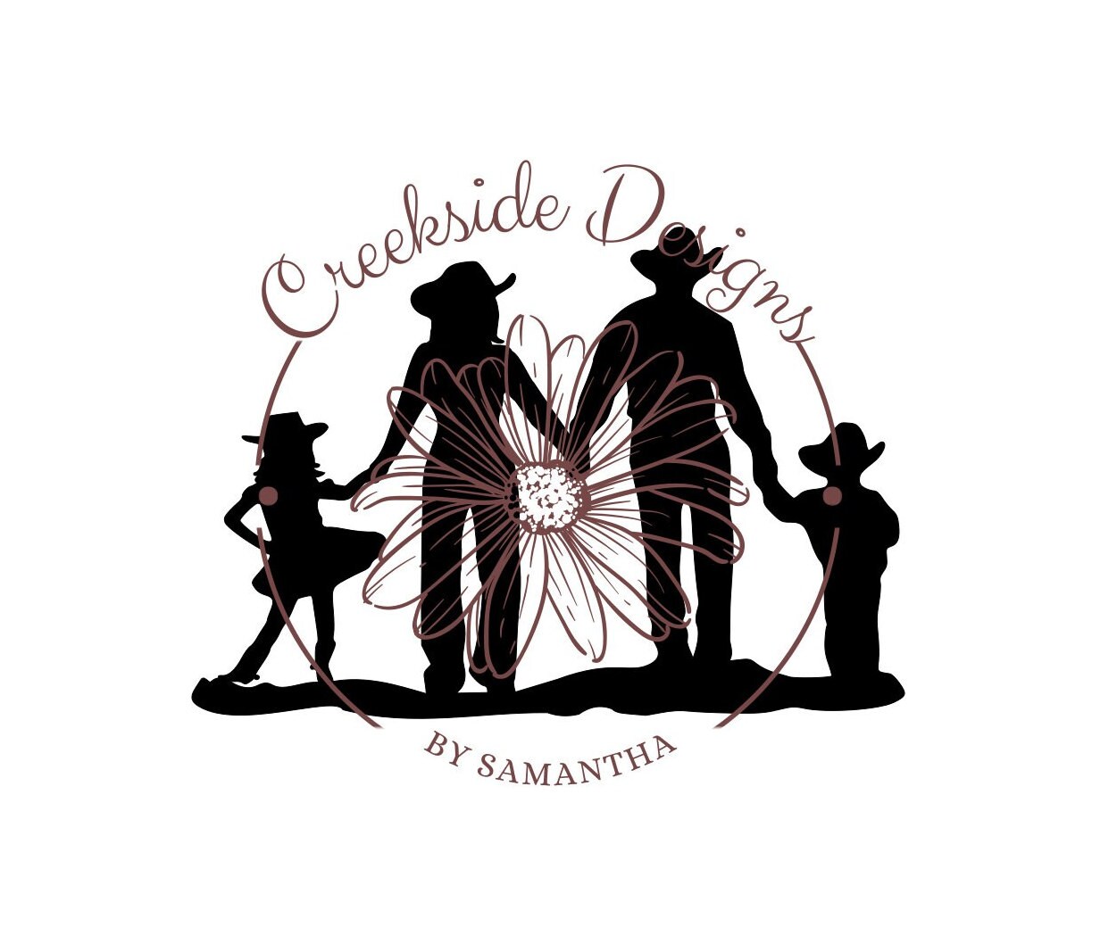 Cowboy Family With Dad, Mom, Sister and Brother Digital Art- Svg - Etsy