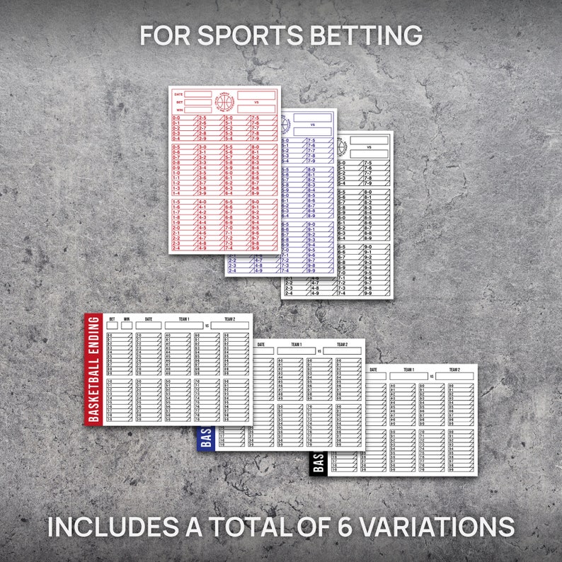 Basketball Ending Cards - Printable - 4x6 - Black Red Blue - Landscape ...