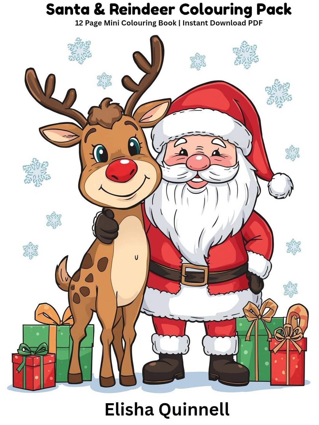 Christmas Colouring Pages Bundle for Kids | 3 Printable Packs in 1 ...