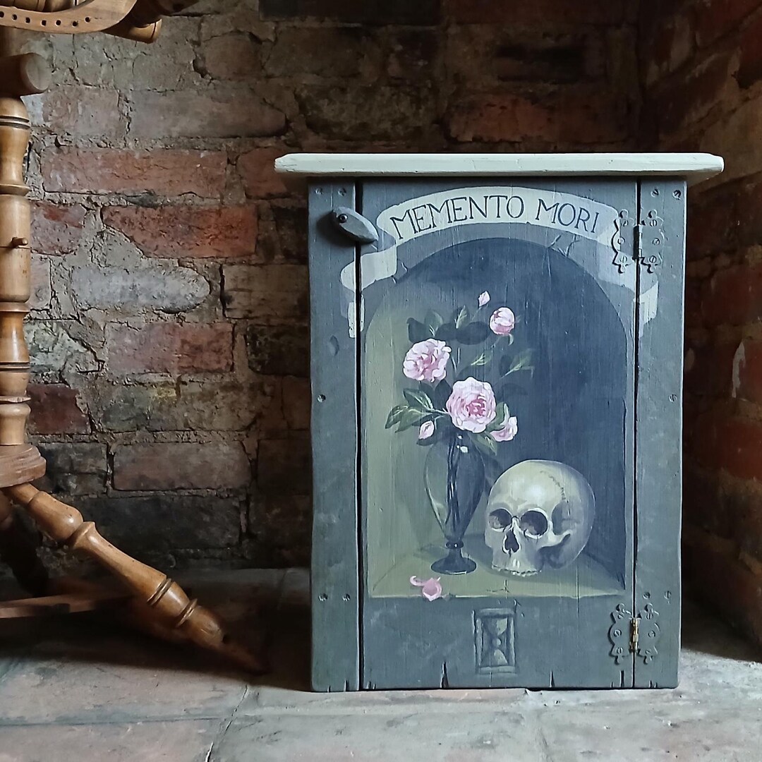 Gothic Memento Mori Key Cabinet - Etsy