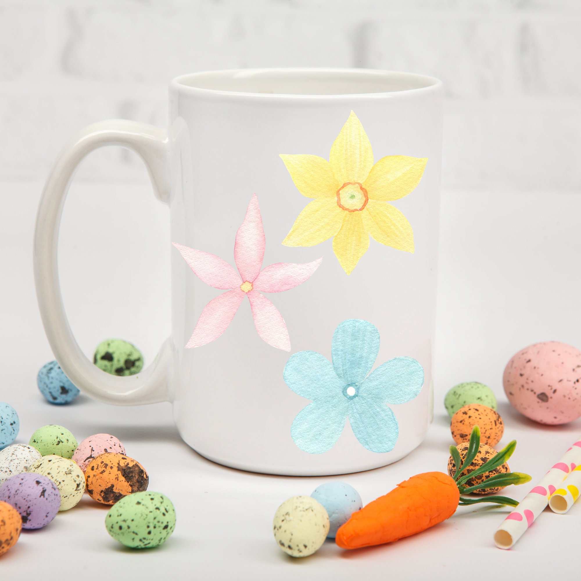 Easter PNG Bundle, Watercolor Clip Art Bundle, Happy Easter, One Piece ...