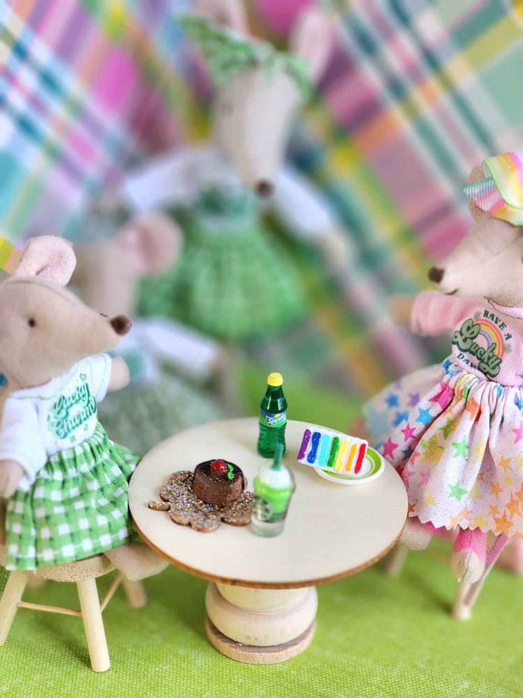 Maileg Sized Play Food...rainbow or Chocolate Lava Cake, Lucky ...