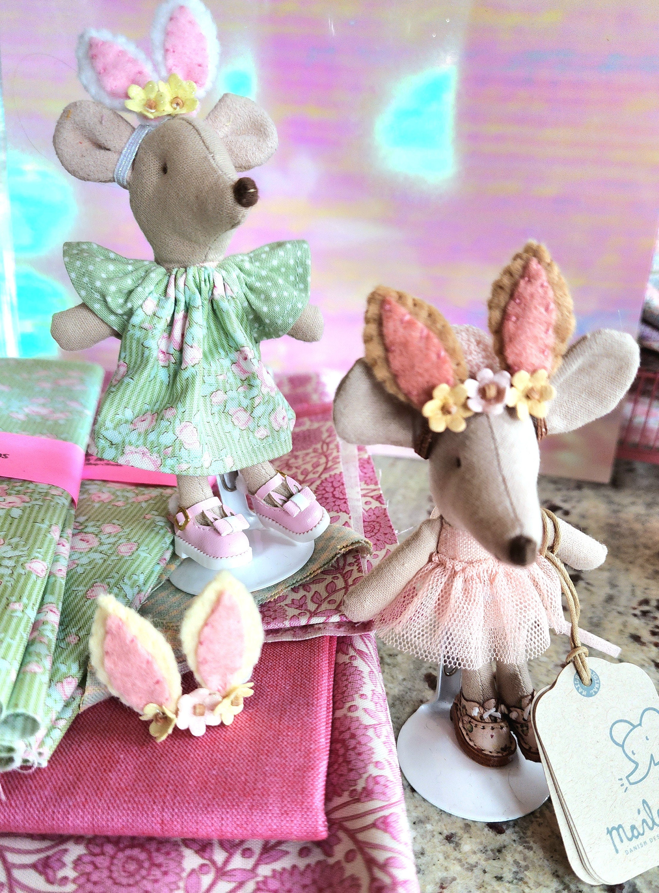 Easter Bunny Ears Headband Will Fit Maileg Big/little Sister or Brother ...