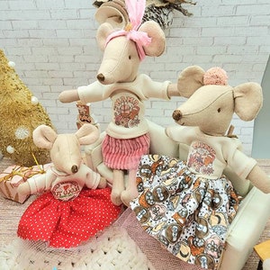 Christmas Momma and Mini Separate Pieces Will Fit Maileg Mom, Big or ...