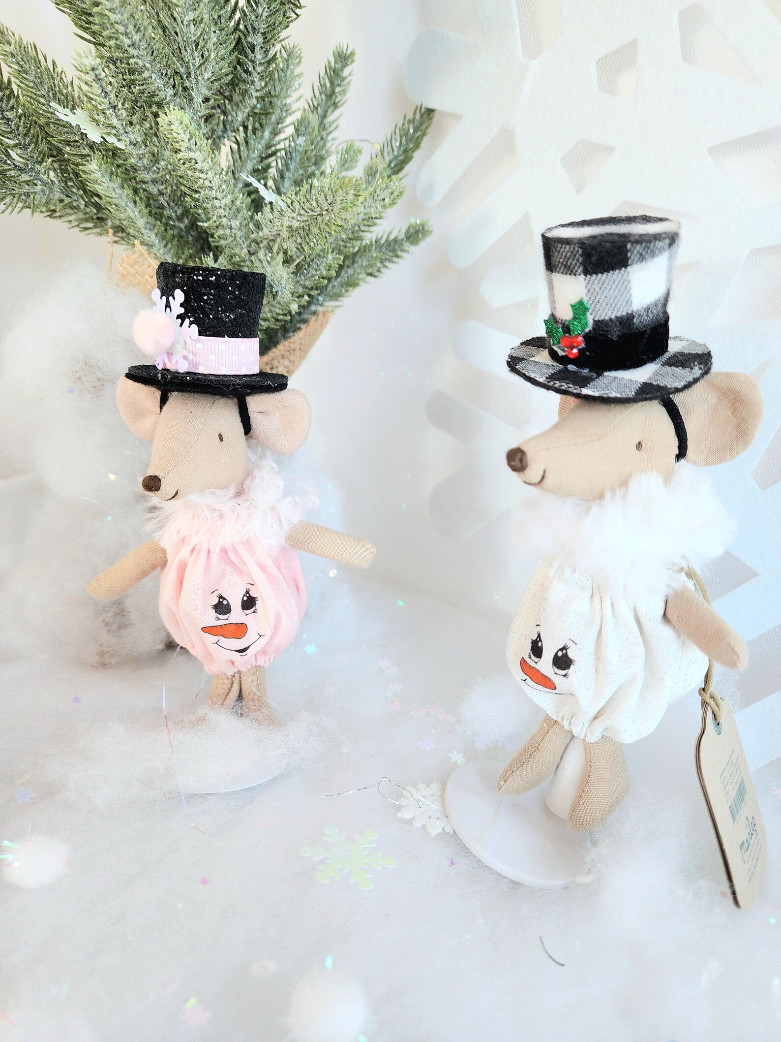 Maileg Snowman Costume and Top Hat Outfit, Big Sister / Little Sister ...