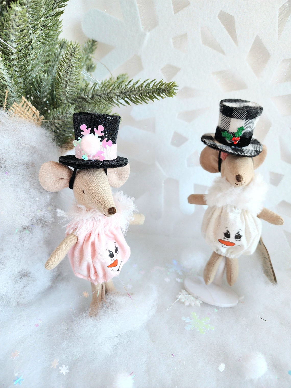 Maileg Snowman Costume and Top Hat Outfit, Big Sister / Little Sister ...