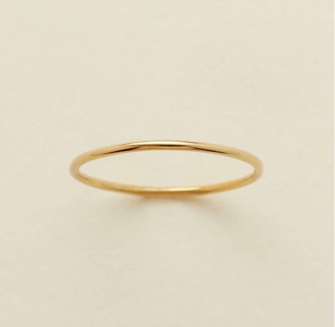 Gold Filled Stacking Rings Simple Rings Minimalist Jewelry - Etsy
