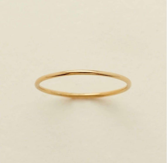 Gold Filled Stacking Rings Simple Rings Minimalist Jewelry - Etsy