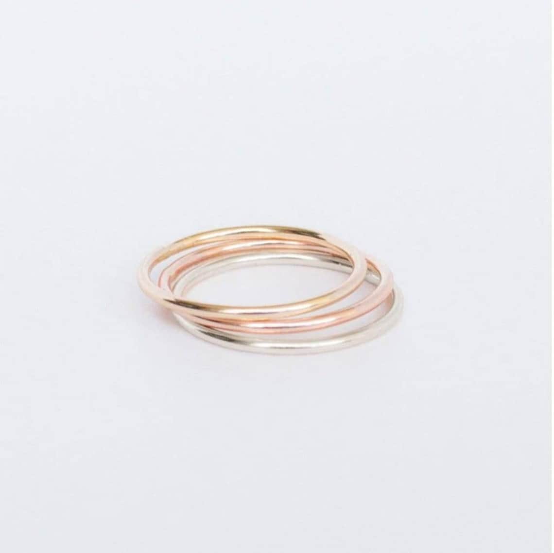 Gold Filled Stacking Rings Simple Rings Minimalist Jewelry - Etsy