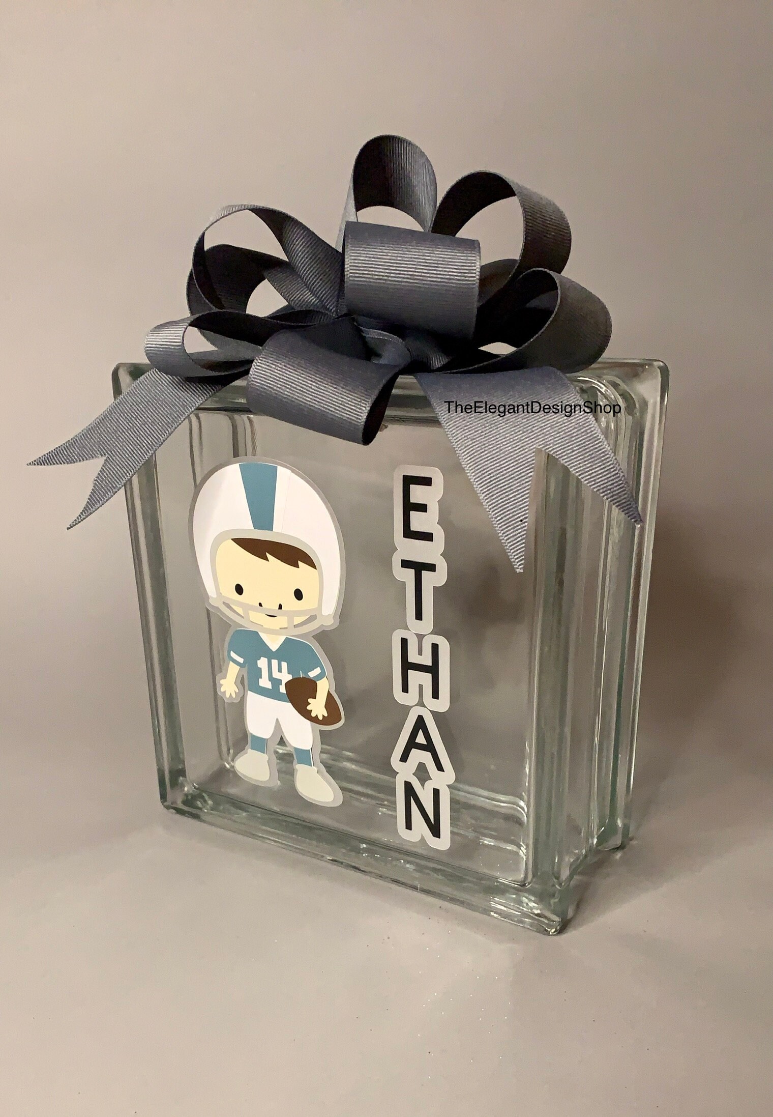 Children’s Glass Block Bank/ Piggy Bank/ Nightlight - Etsy