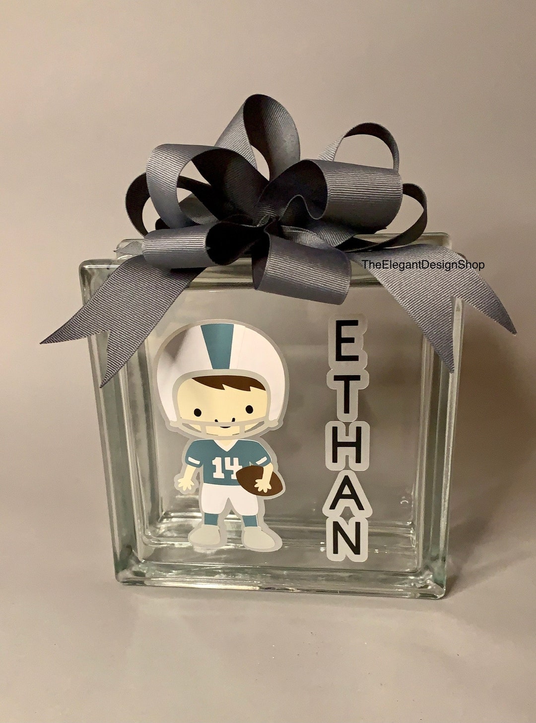 Children’s Glass Block Bank/ Piggy Bank/ Nightlight - Etsy