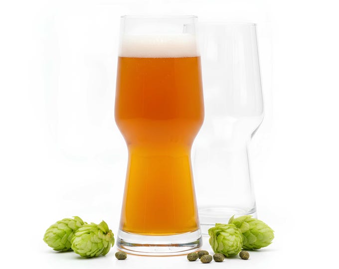 HAZY Ipa Glass, Handmade Glassware - Etsy