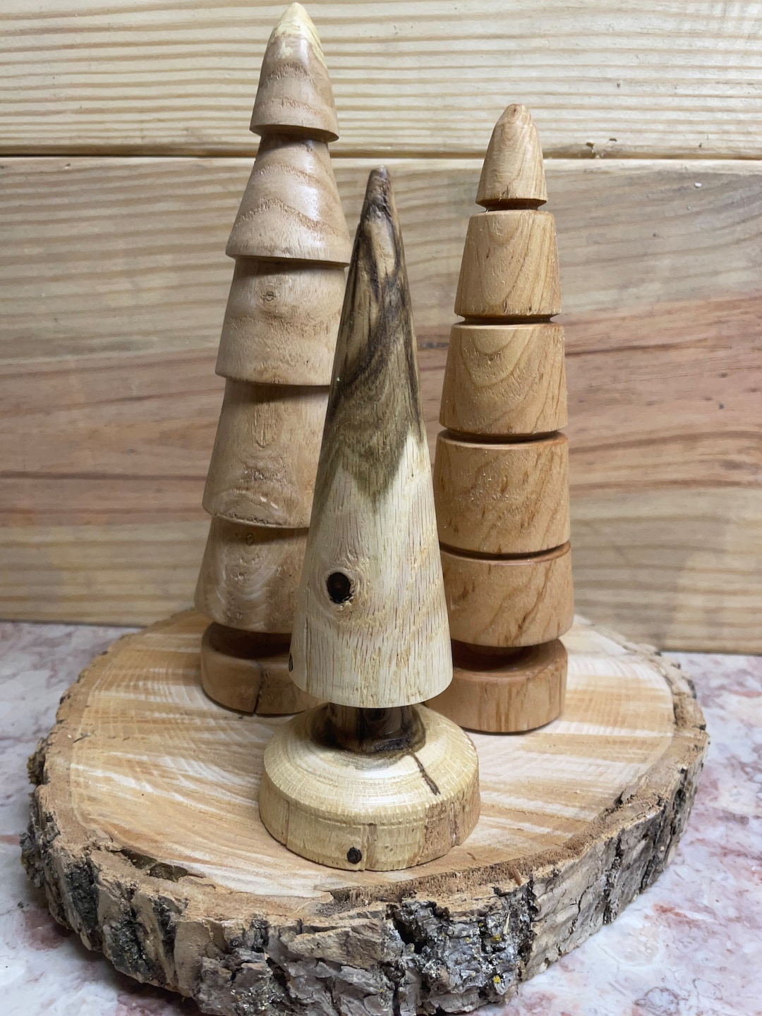 Hand Turned Rustic Hardwood Tree - Etsy