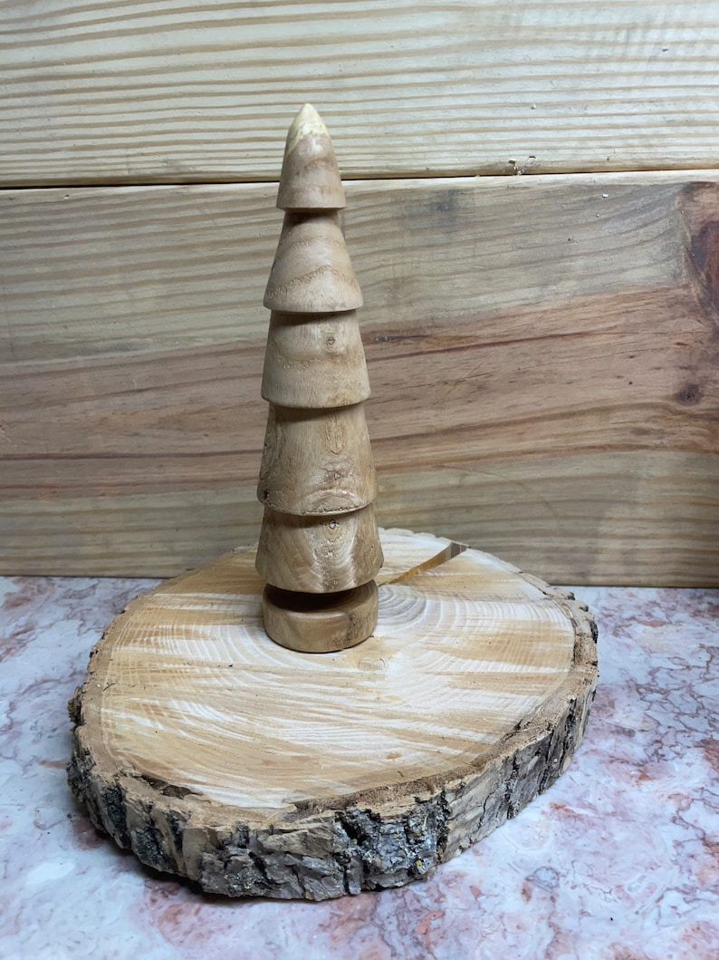 Hand Turned Rustic Hardwood Tree - Etsy