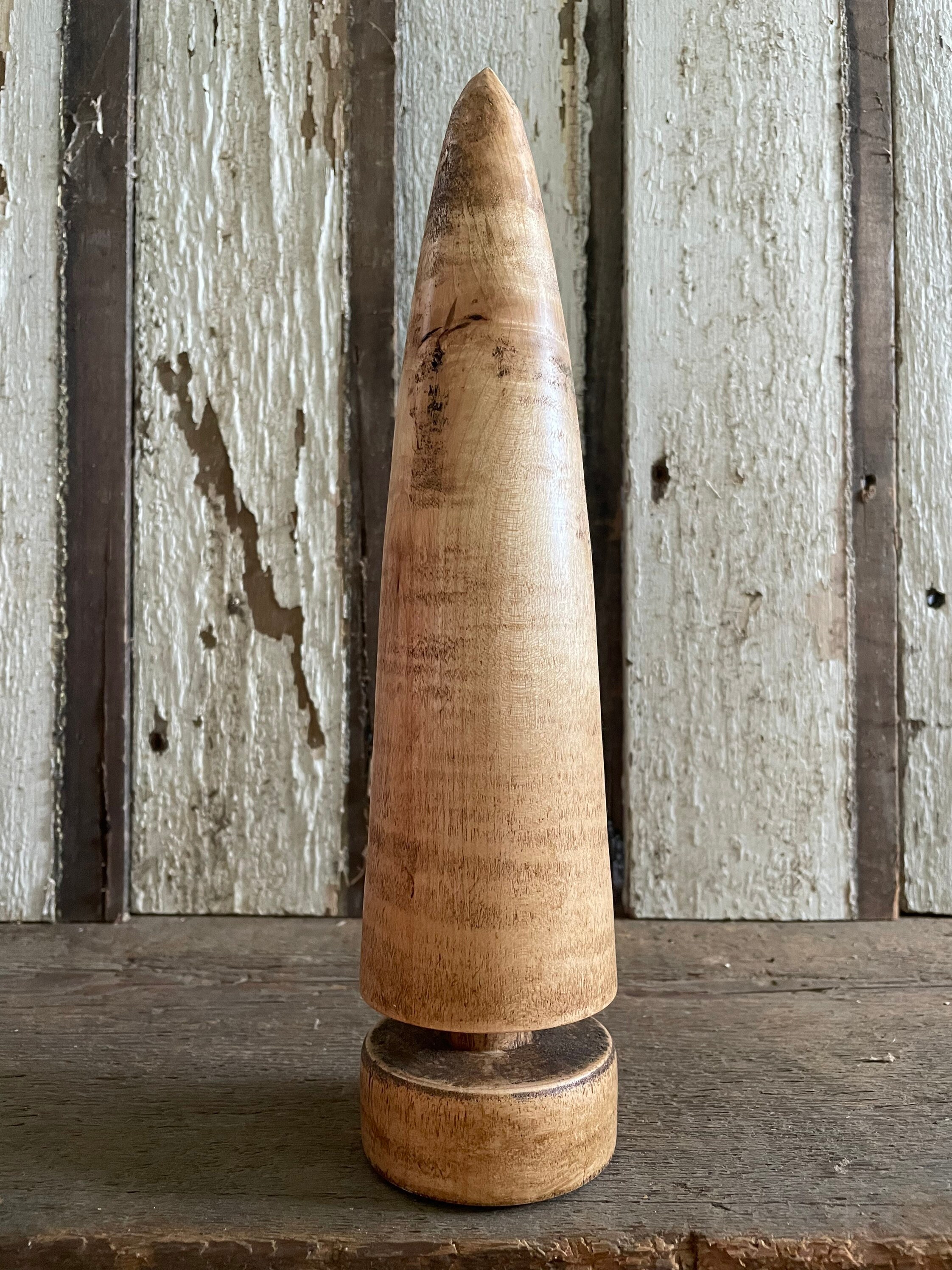 Hand Turned Hardwood Mantel Tree - Etsy