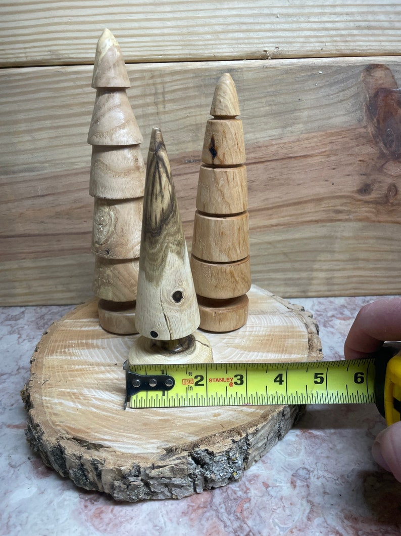 Hand Turned Rustic Hardwood Tree - Etsy