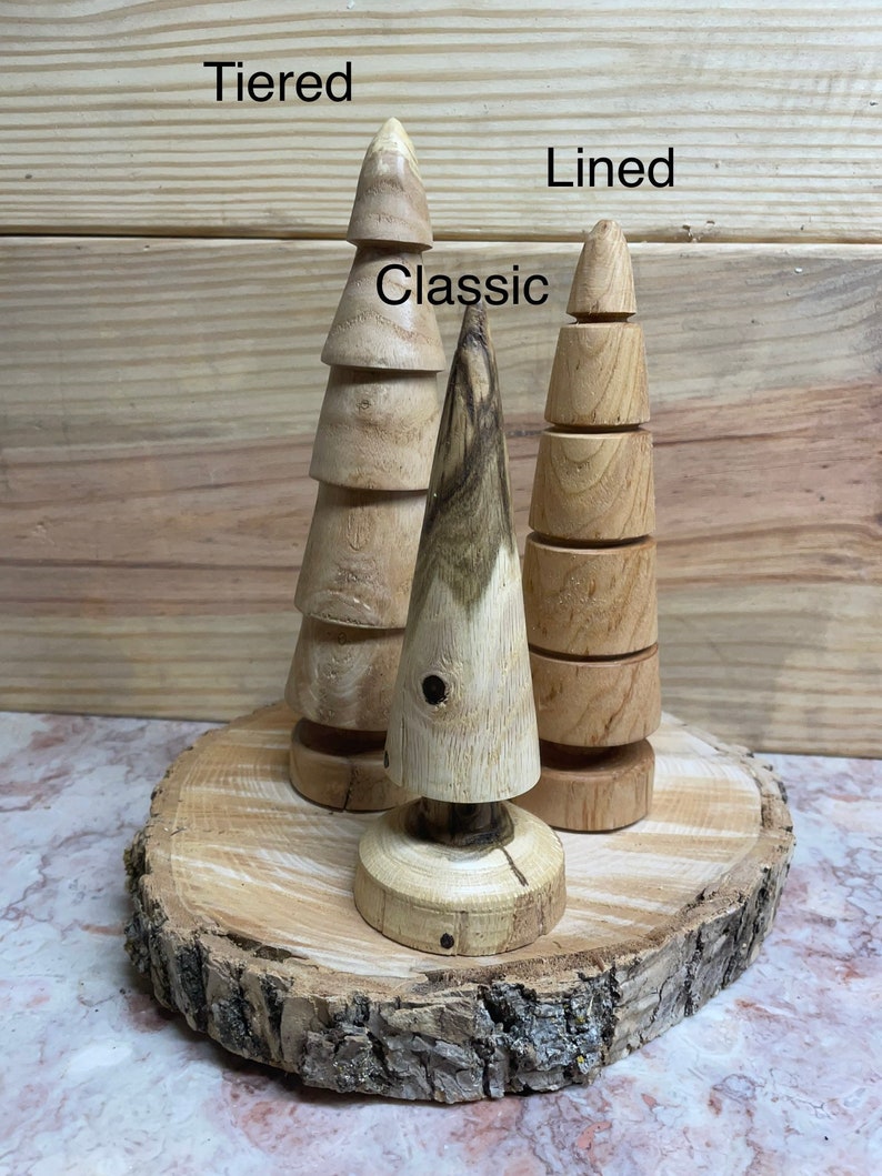 Hand Turned Rustic Hardwood Tree - Etsy