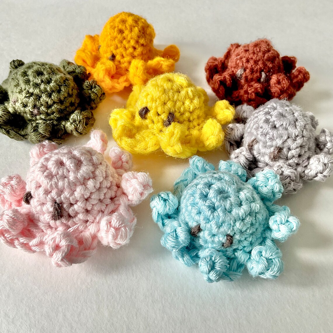 Octopus Memory Game, Crochet PATTERN, Crochet Octopus Pattern Pdf ...